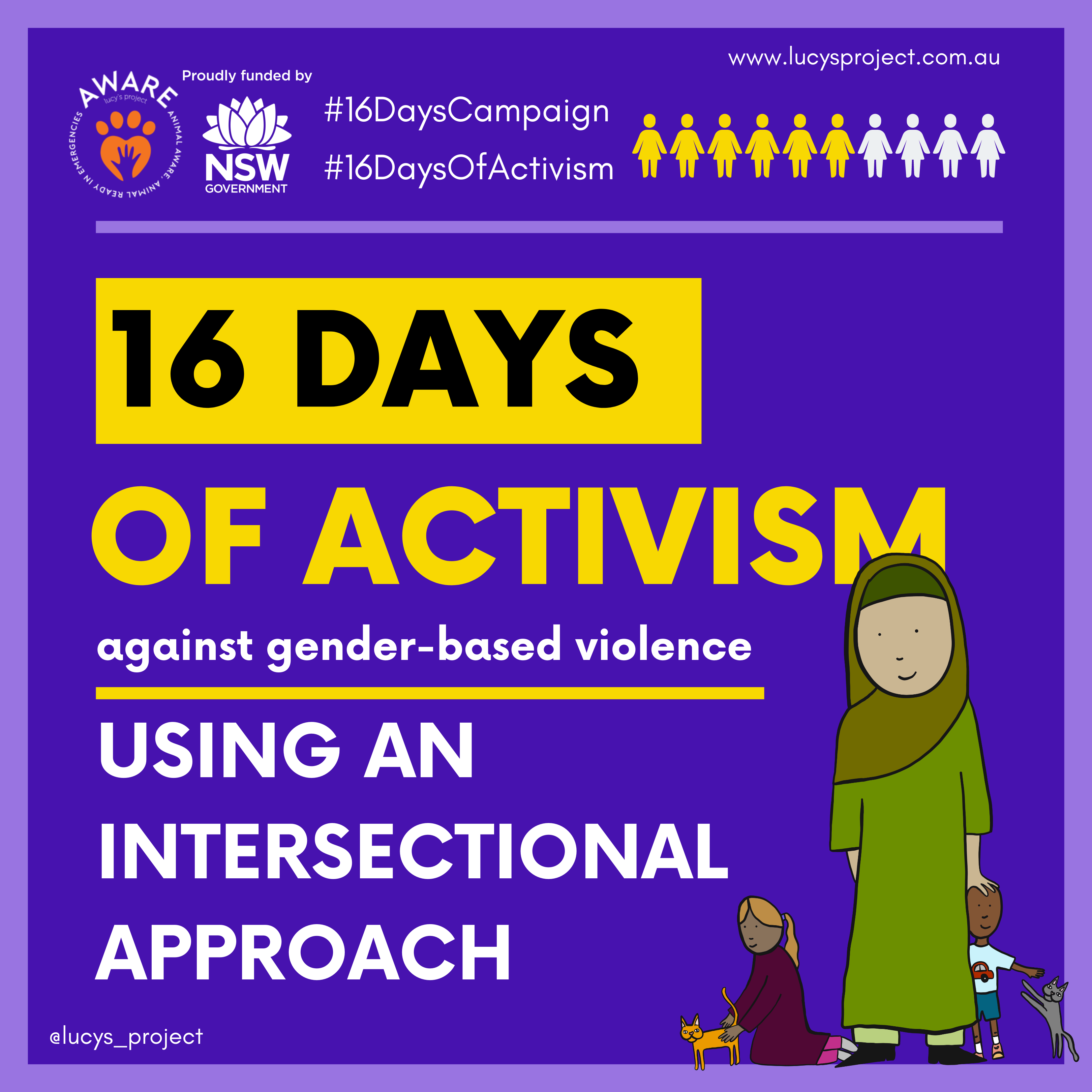16 Days of Activism 2021 - Intersectionality - Lucy's Project